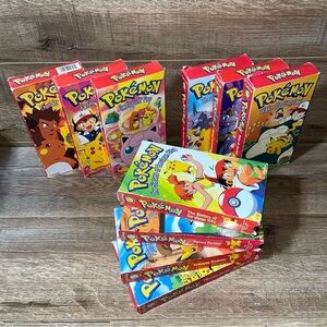 Pokemon | Media | Pokemon Vhs Tapes Lot Of Viz Video Pioneer 19971998 ...